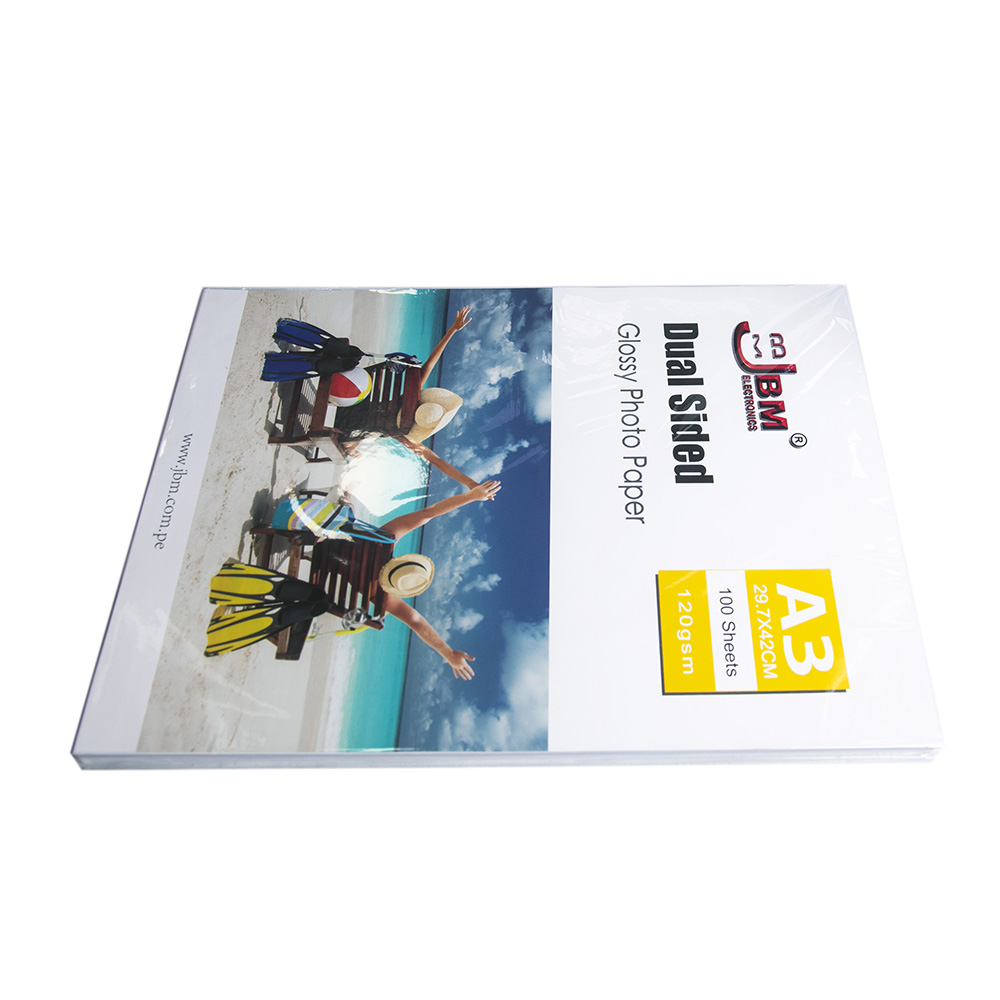 Dual Sided Glossy Photo Paper A3 120 gsm – JBM