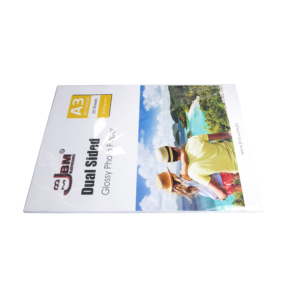 Dual Sided Glossy Photo Paper A3 230 gsm – JBM