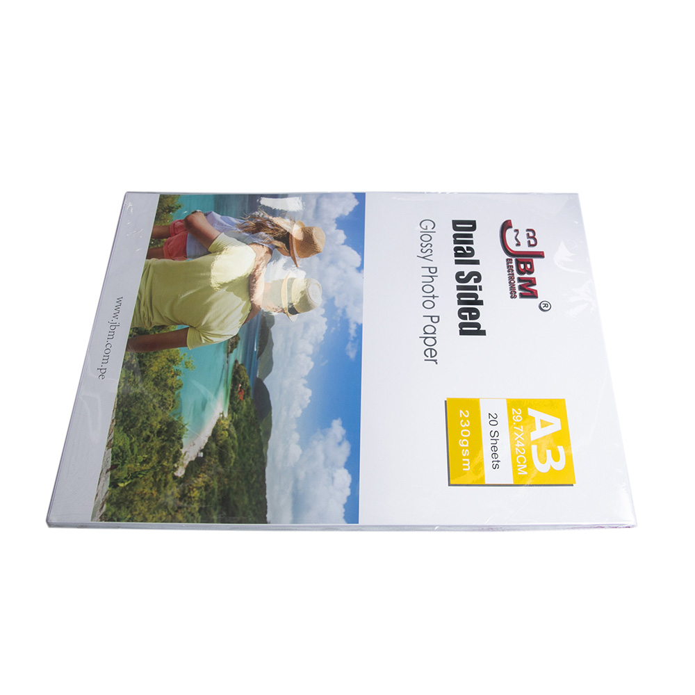 Dual Sided Glossy Photo Paper A3 230 gsm – JBM